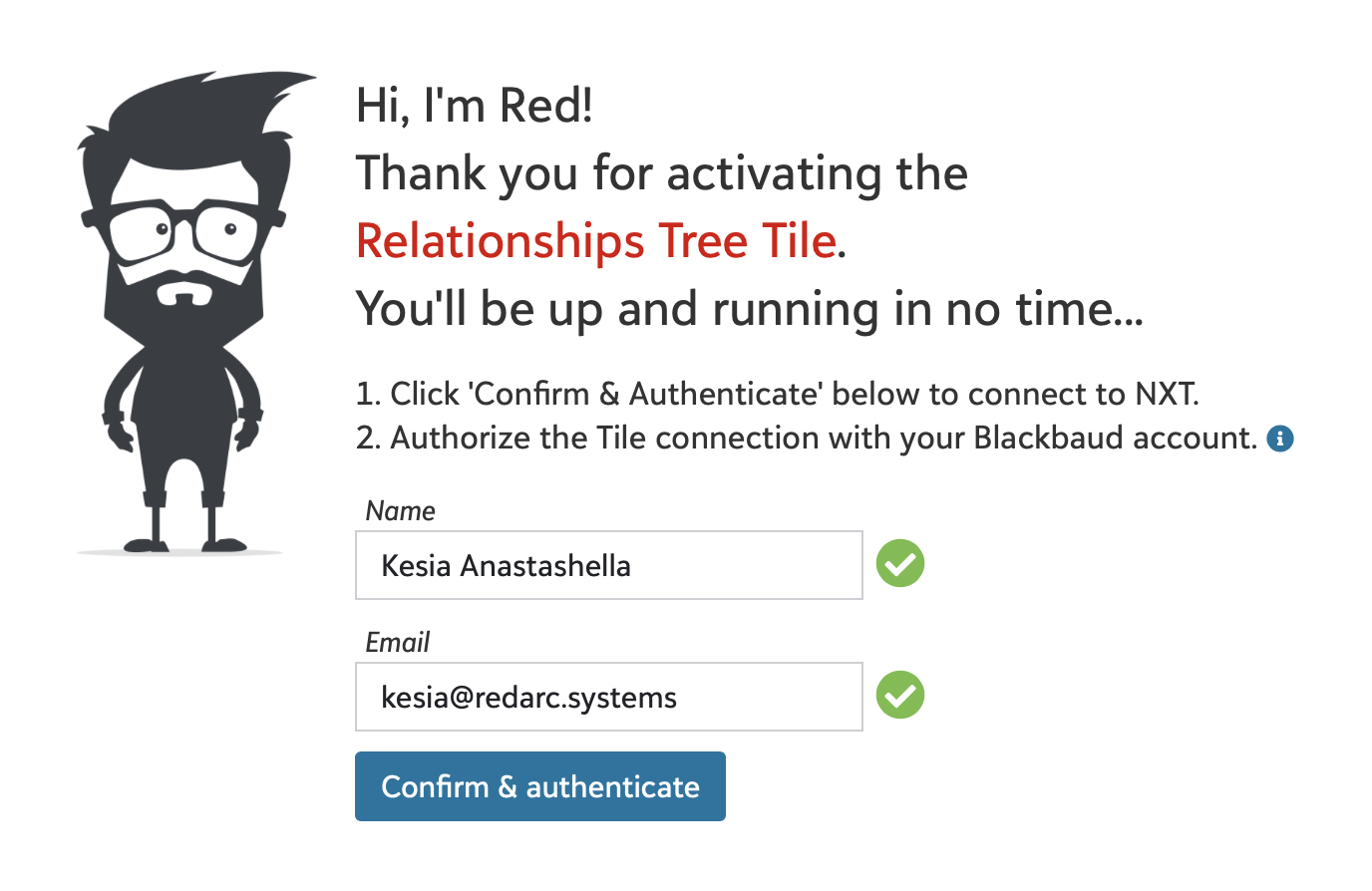 NXT Tiles Relationship Tree | Red Arc